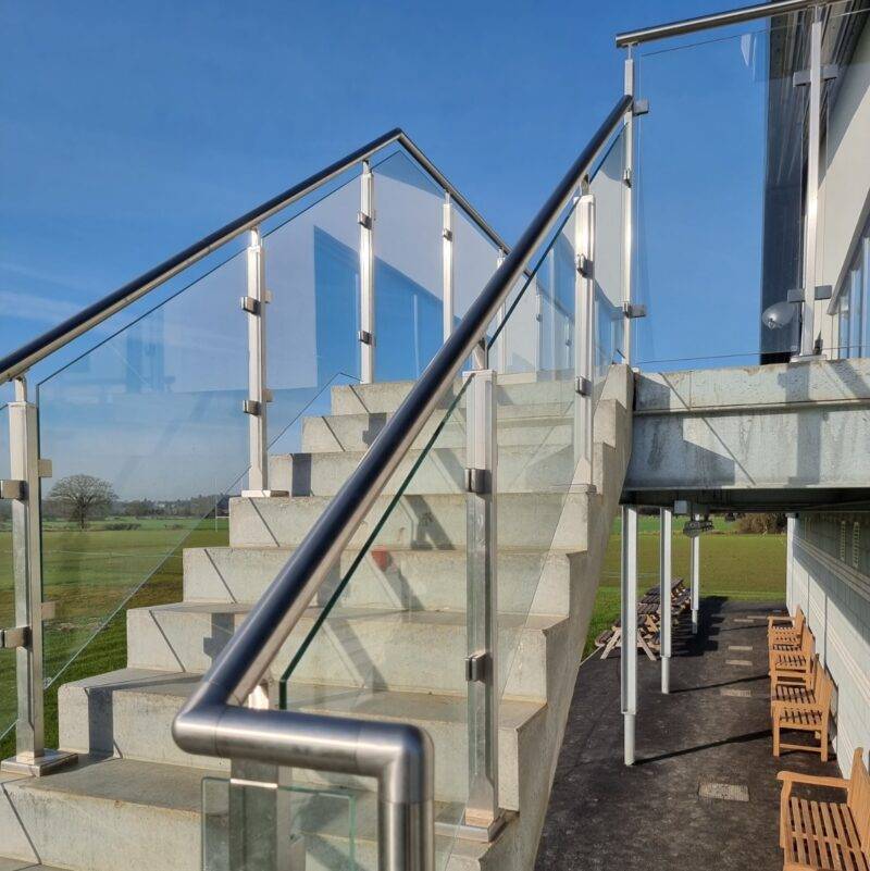 Case Study - Burton Rugby Club - Glass, Steel & Timber - SMART Balustrades