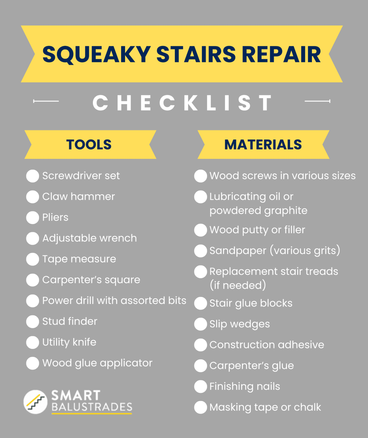 How To Fix Squeaky Stairs - SMART Balustrades